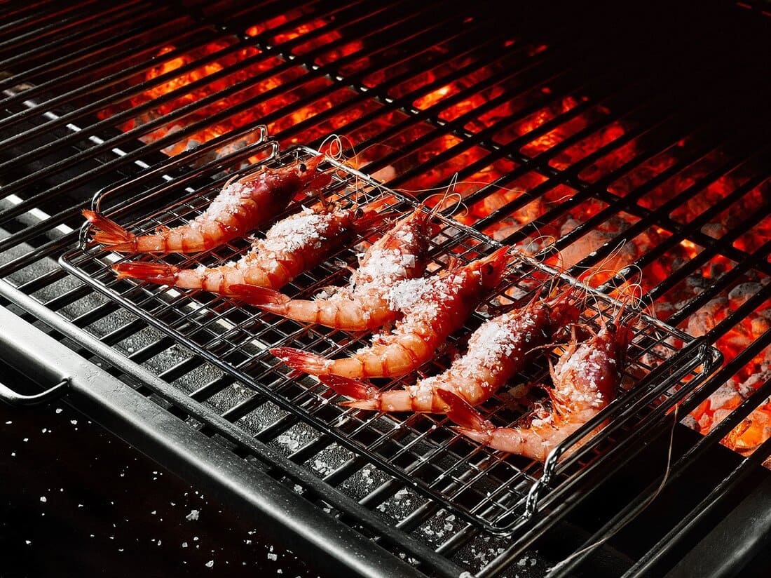 Parrilla abierta, pescados y mariscos | Josper
